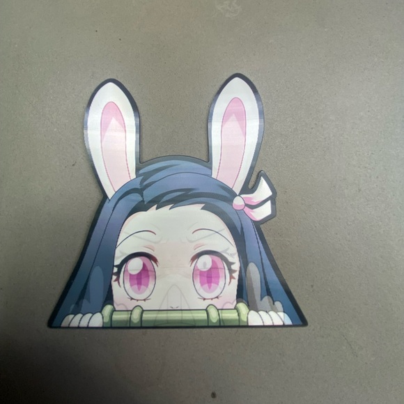 Other | Demon Slayer Nezuko Kamado 3d Lenticular Motion Car Sticker ...